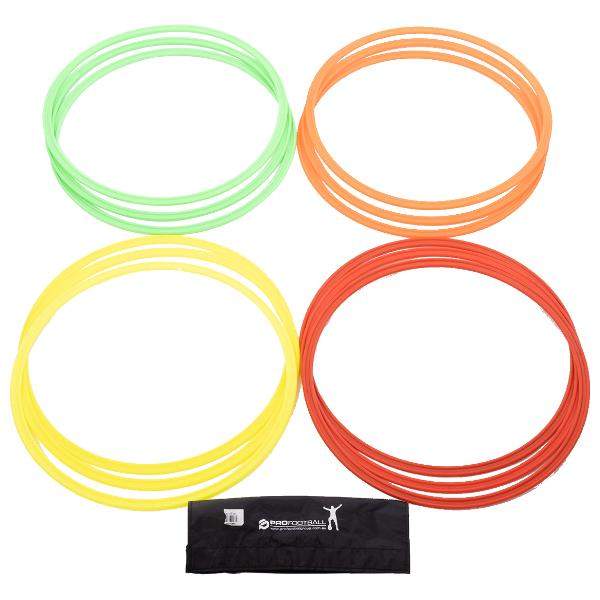 Speed & Agility Rings - Set of 12 with Carry Strap – Pro Football Group