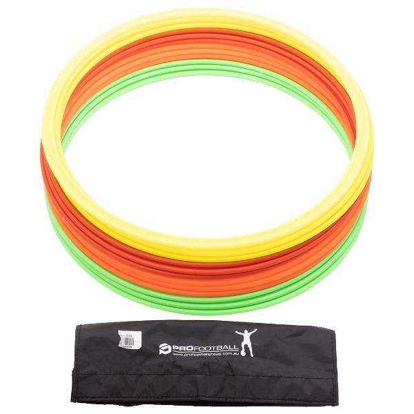 Speed & Agility Rings - Set of 12 with Carry Strap – Pro Football Group