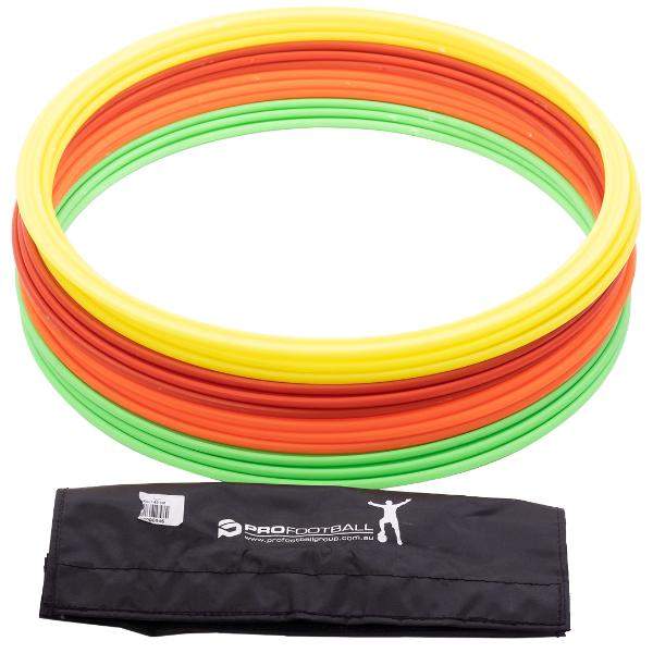 Speed & Agility Rings - Set of 12 with Carry Strap – Pro Football Group
