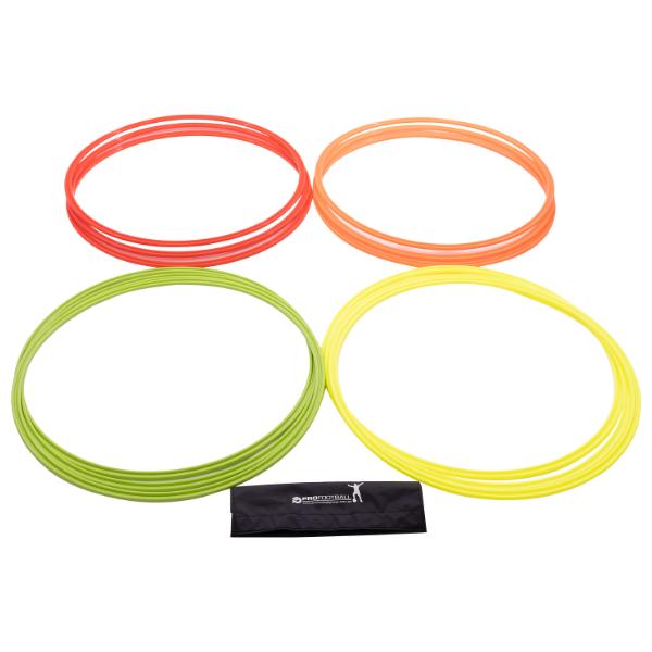 Speed & Agility Rings - Set of 12 with Carry Strap – Pro Football Group